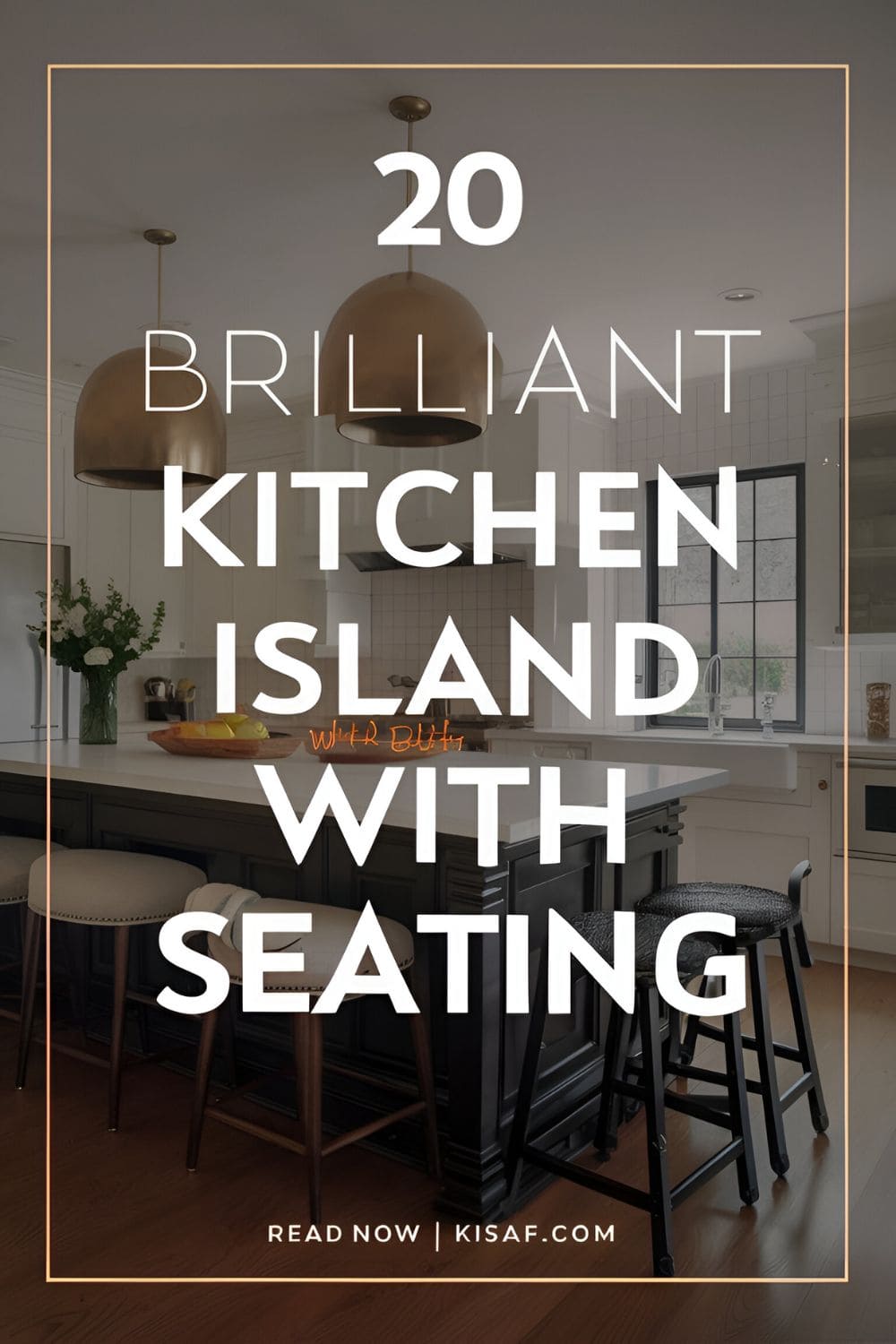 20 Stunning Kitchen Island Ideas with Seating For An Upgrade