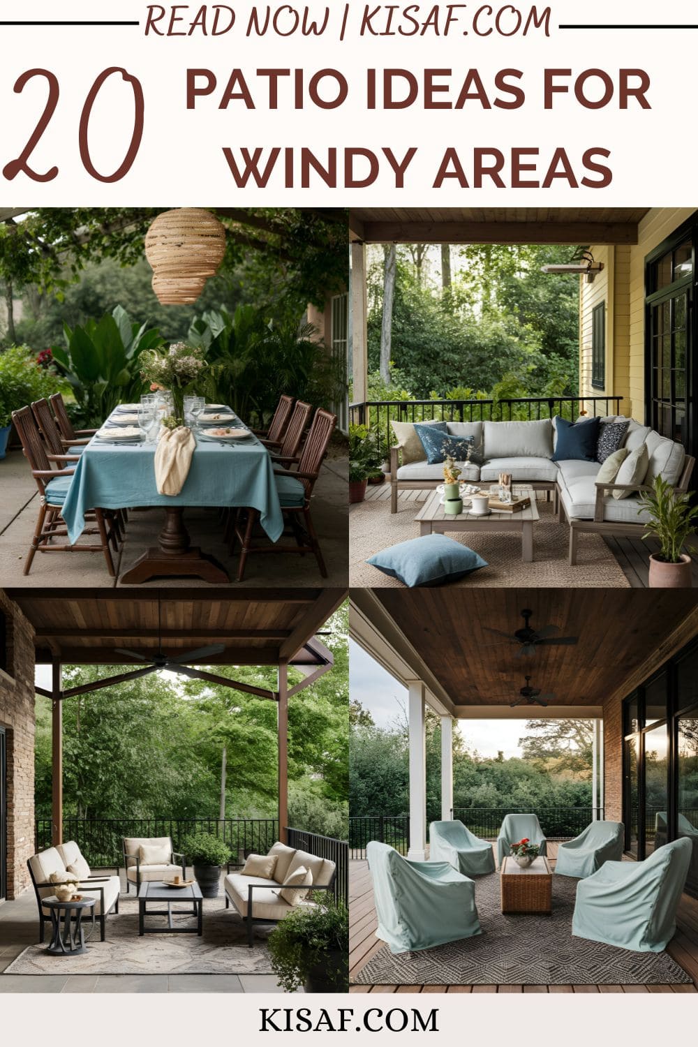 Protect Your Patio! 20 Urgent Patio Ideas For Windy Areas